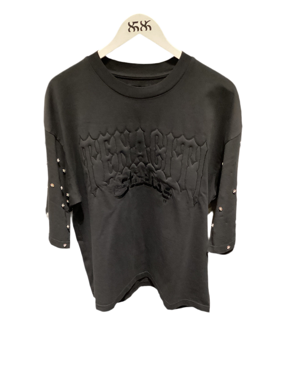 TENACITI: EMBOSSED PEARL SHIRT – 85 86 eightyfiveightysix