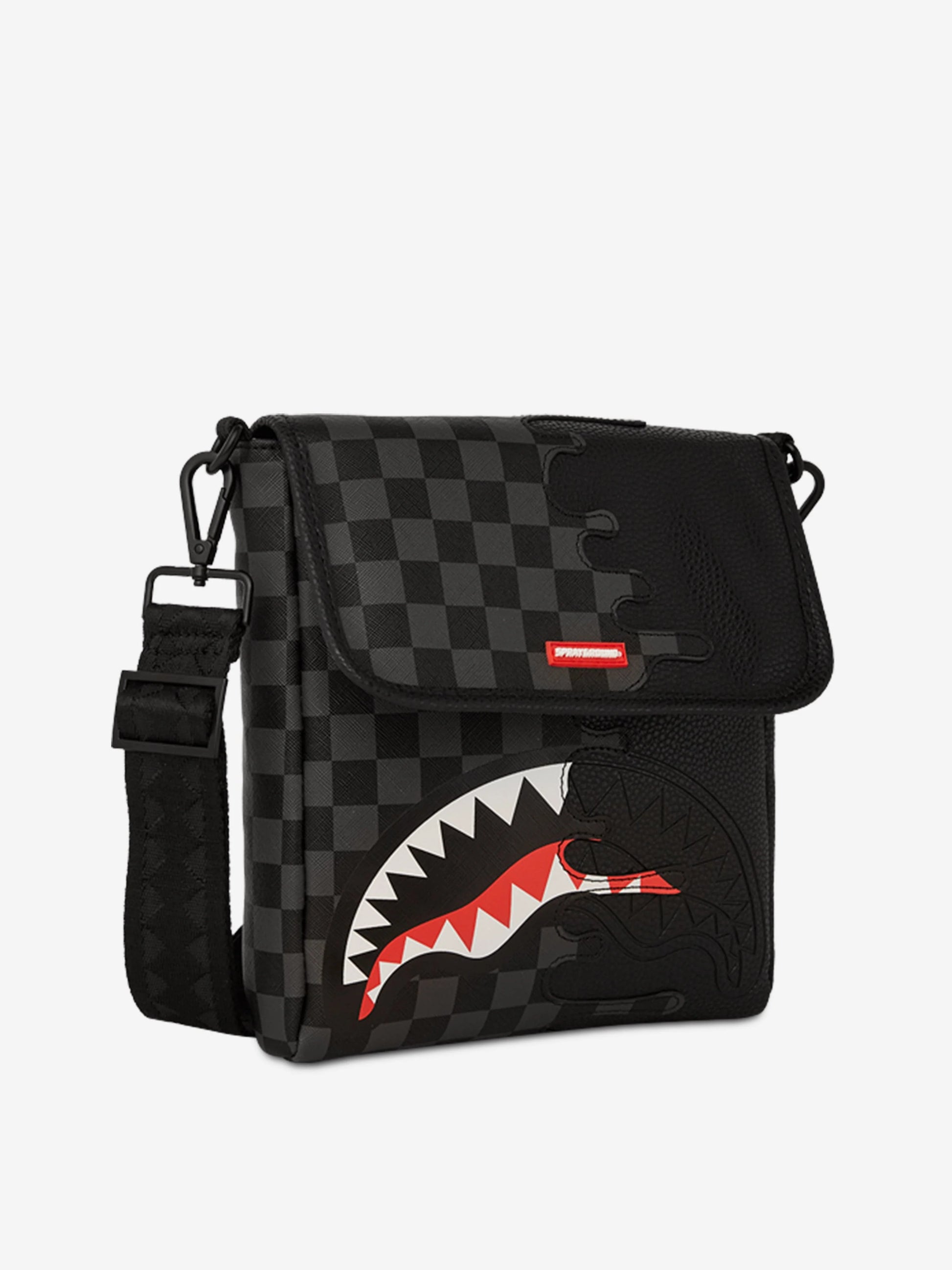 SPRAYGROUND: UNFINISHED SHARK MESSENGER SLING – 85 86 eightyfiveightysix