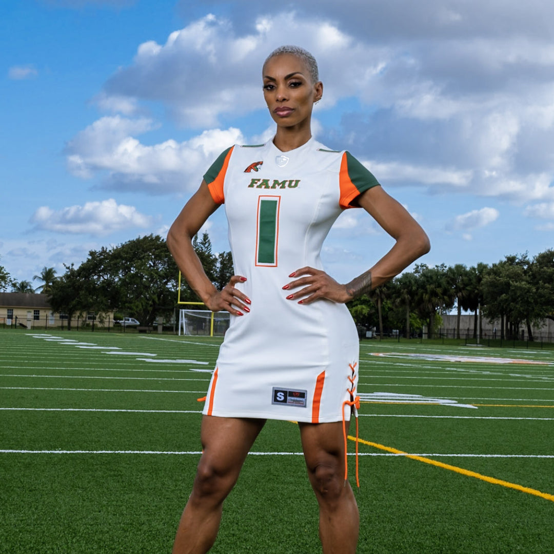 HBCU Authentic Collegiate Jersey Dress – 85 86 eightyfiveightysix